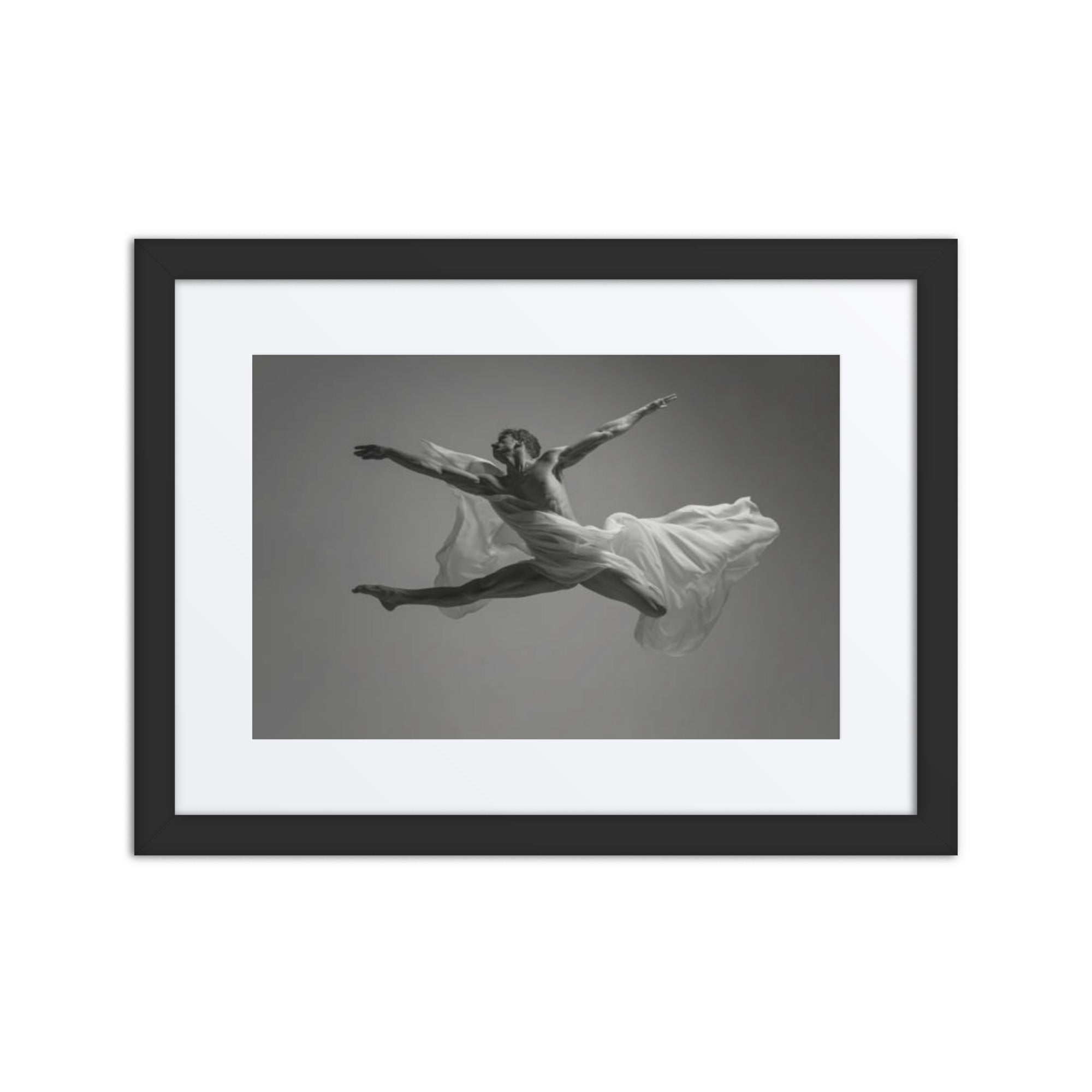 Dance Black And White Leap