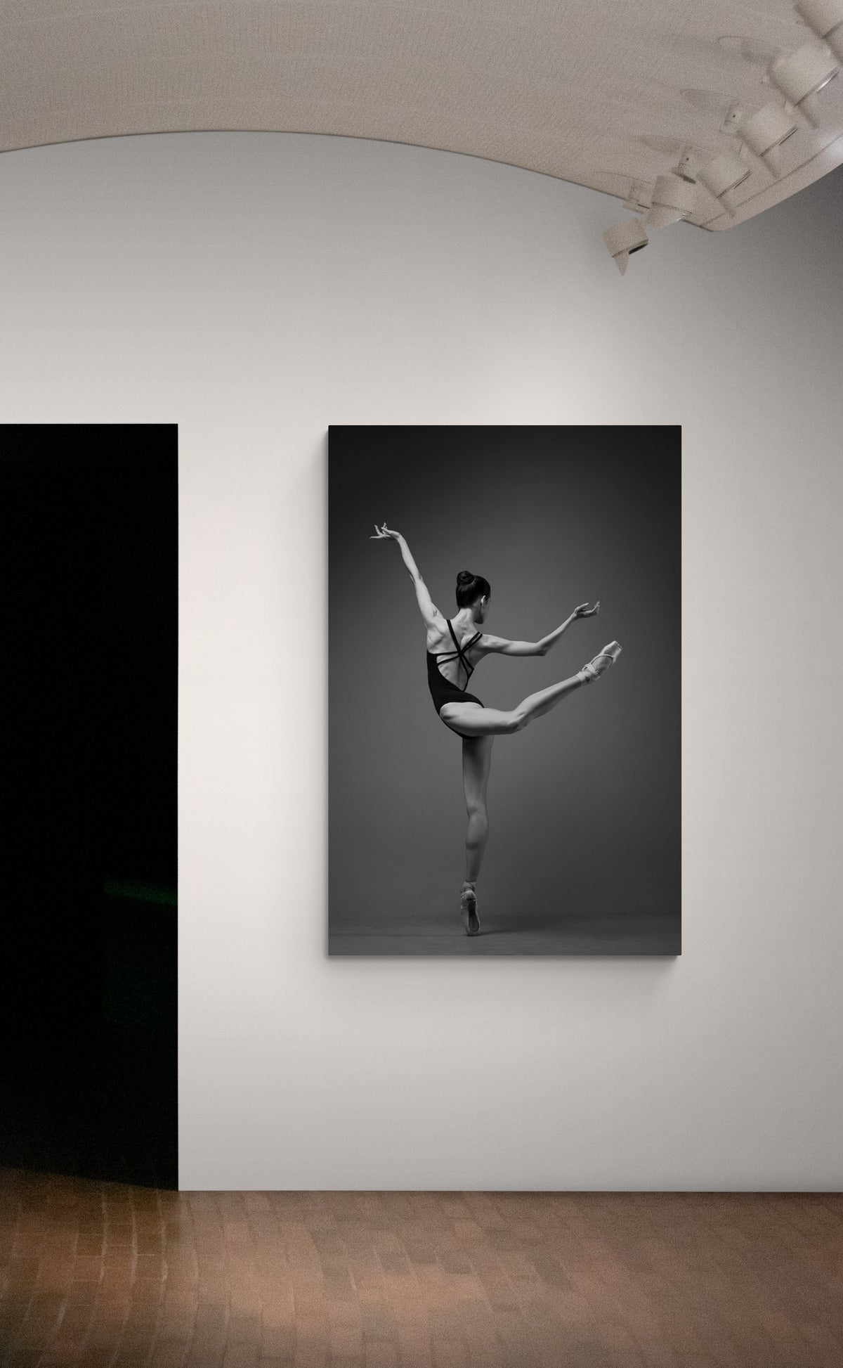 En Pointe - Photography Print with Ballerina in Black and White Fine ...