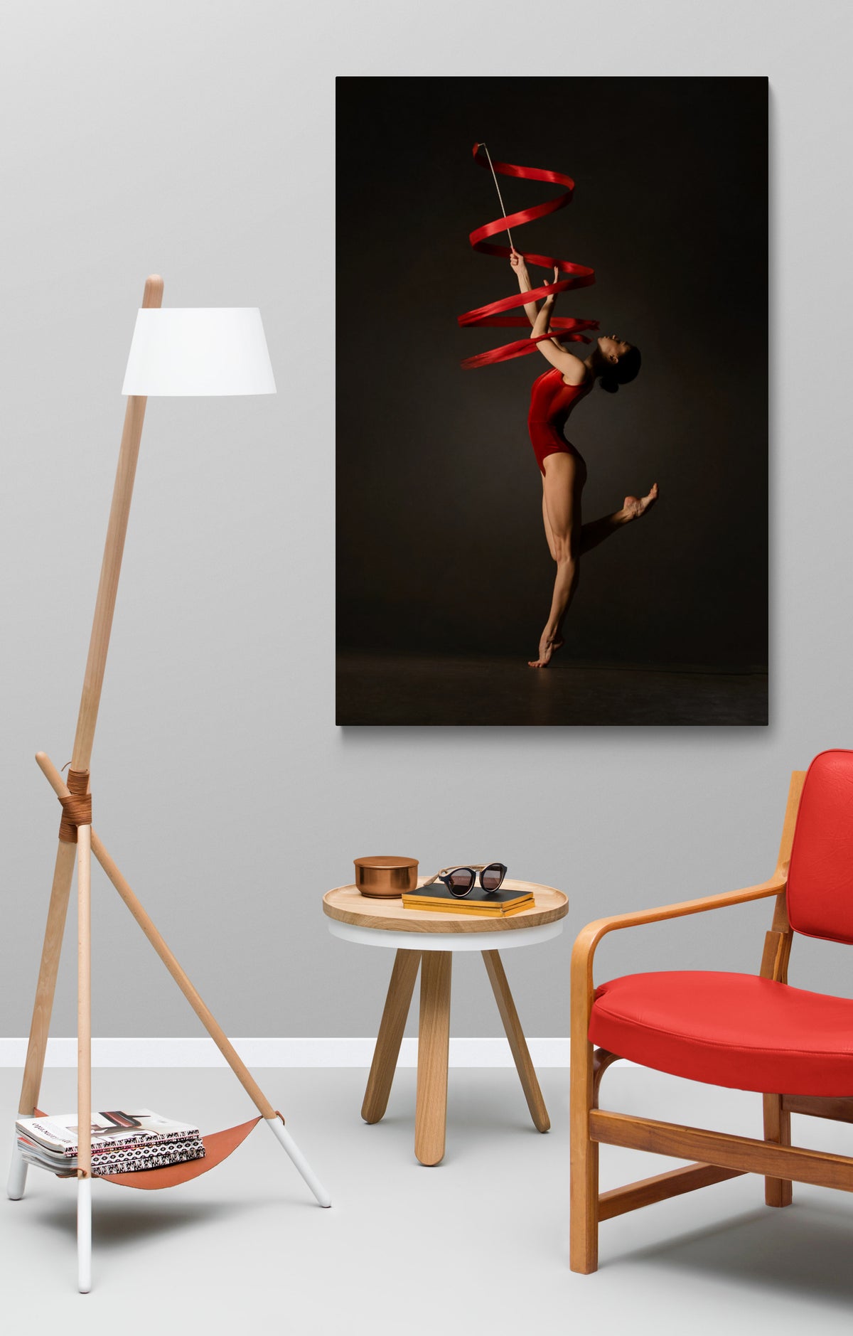 Fine Art Print - Gymnastics Red Ribbon - Photography on Hahnemühle ...
