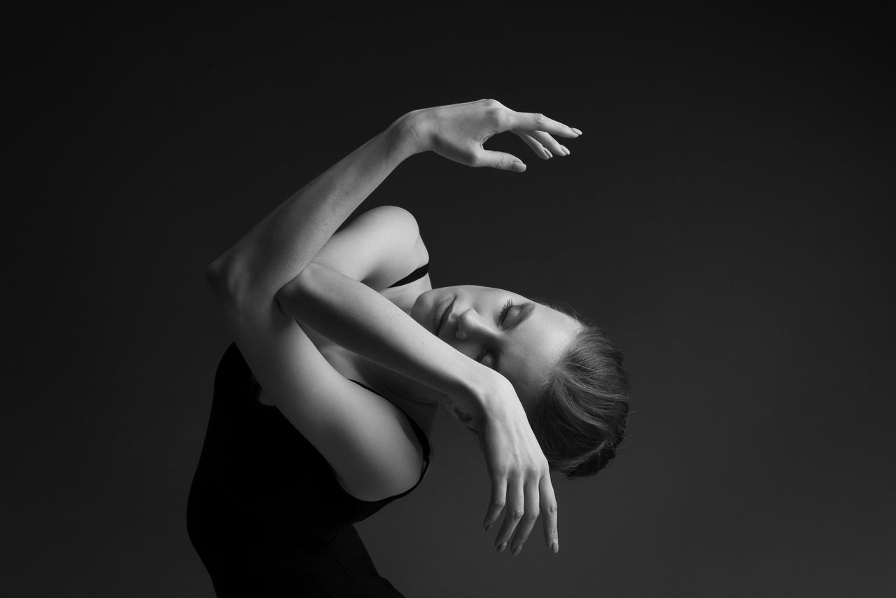 Photo Print Portrait Close-up a Gymnast in Artistic Movement – Dance ...
